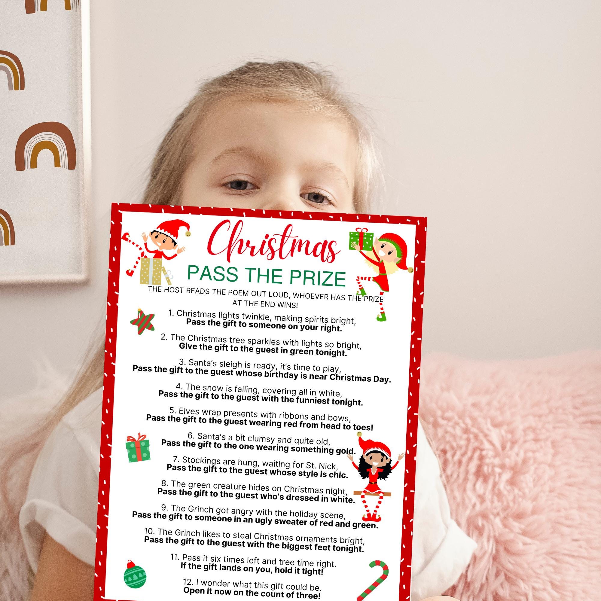 Pass the Gift Game, Christmas Gift Exchange Game, Christmas Games ...