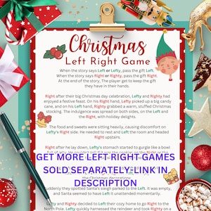 Left Right Game for Christmas, the Wright Family Funny Stories, Pass ...