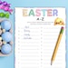 Easter Trivia Game, Easter Games Kids, Easter A-Z Game, Classroom ...