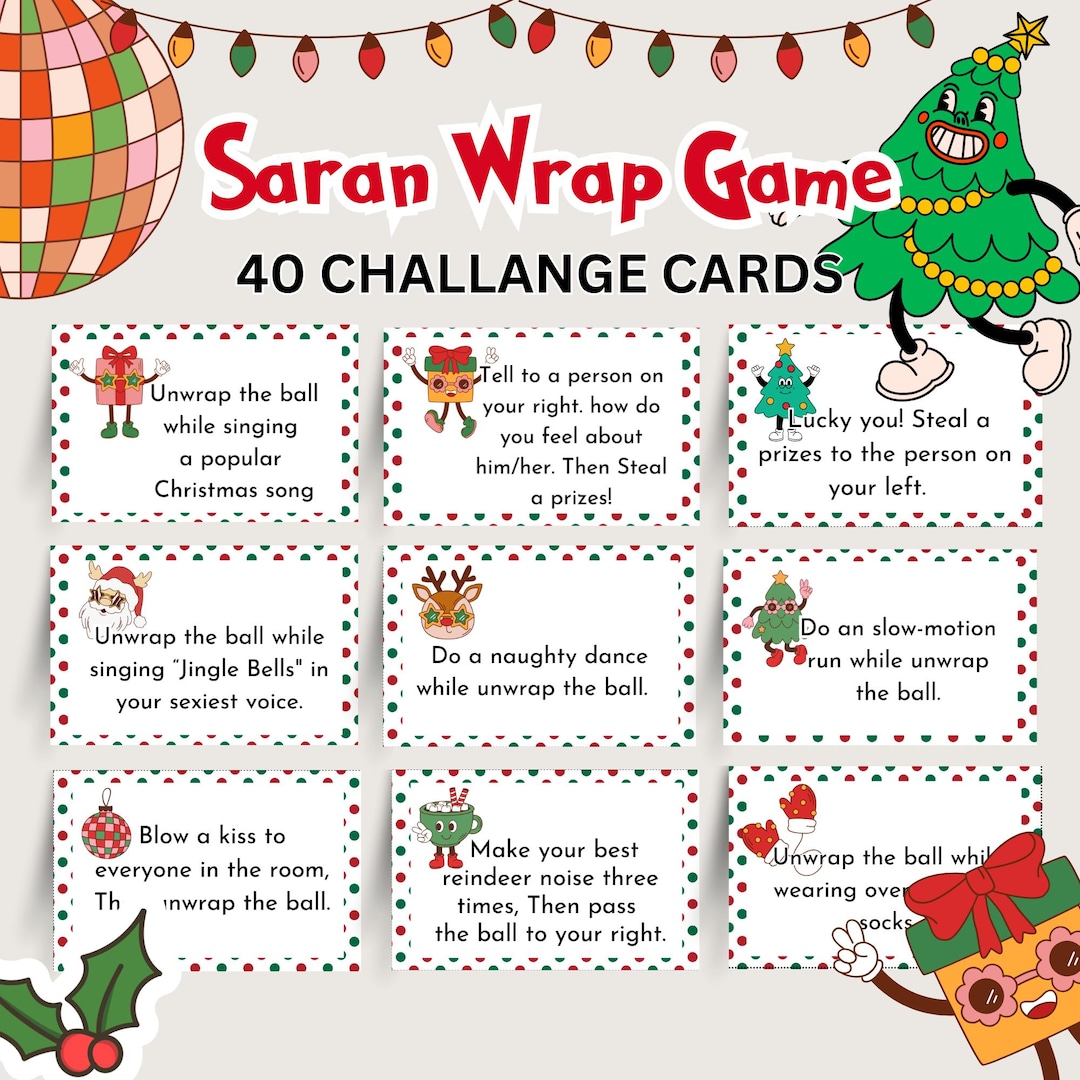 Saran Wrap Game, Christmas Games Groups, Saran Wrap Ball Game Prize ...