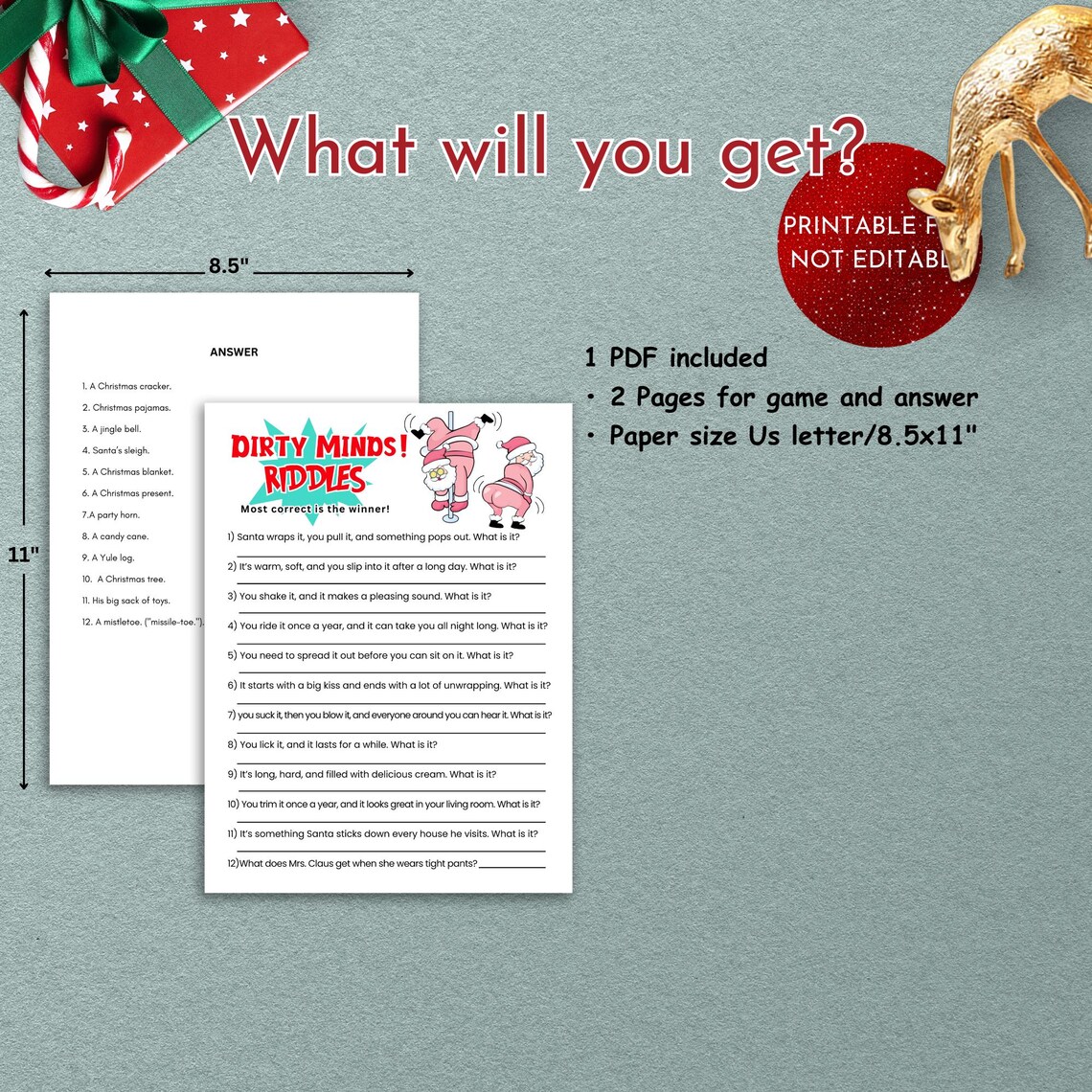 Christmas Trivia Games, Dirty Trivia Questions With Answers, Dirty ...