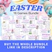 Easter Find the Guest Bingo, Printable Easter Games for Adults, Seniors ...