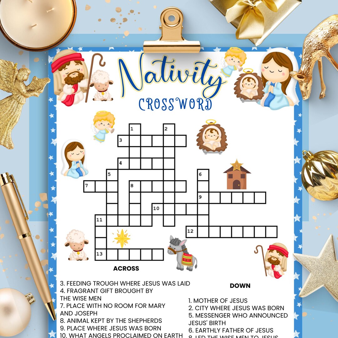 Christmas Trivia Games, Nativity Word Scramble Game, Christmas Games ...