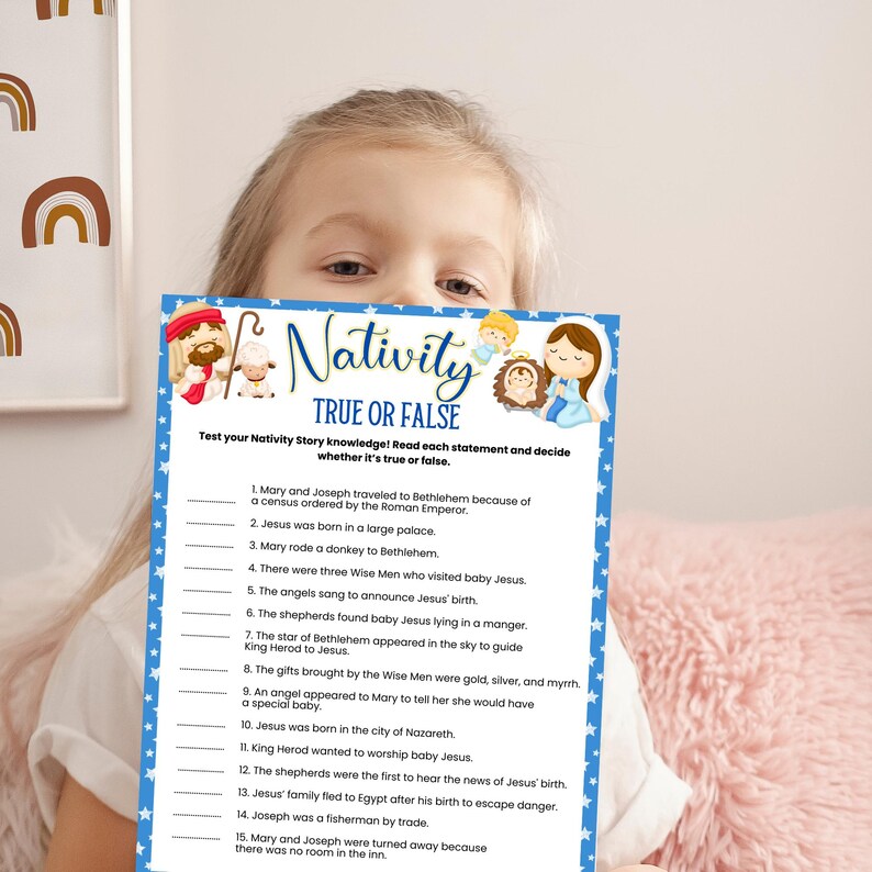 Christmas Trivia Games, Nativity True or False Games, Christmas Games ...