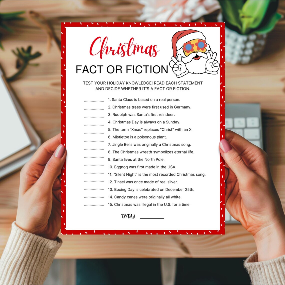 Christmas Trivia Games, Fact or Fiction Game, Trivia Questions ...