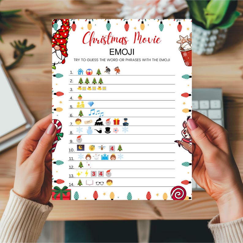Christmas Movie Emoji Game, Christmas Movie Trivia, Christmas Games ...