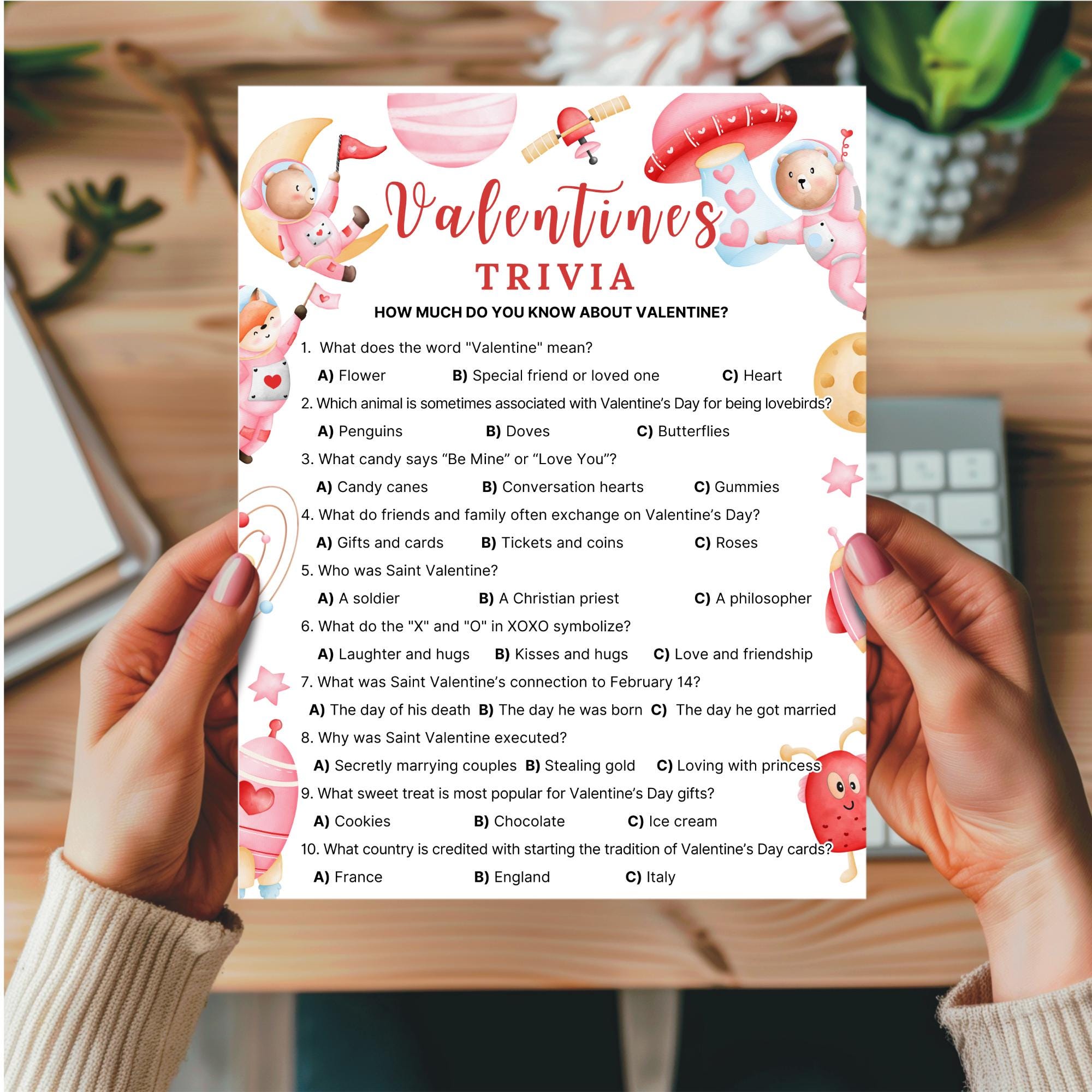 Valentines Trivia Game, Valentines Day Games Kids, Valentines Games ...