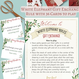 White Elephant Gift Game, Gift Exchange Game Rules, White Elephant Rule ...