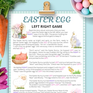 Easter Left Right Game, Easter Egg Games, Easter Pass the Gift, Easter ...