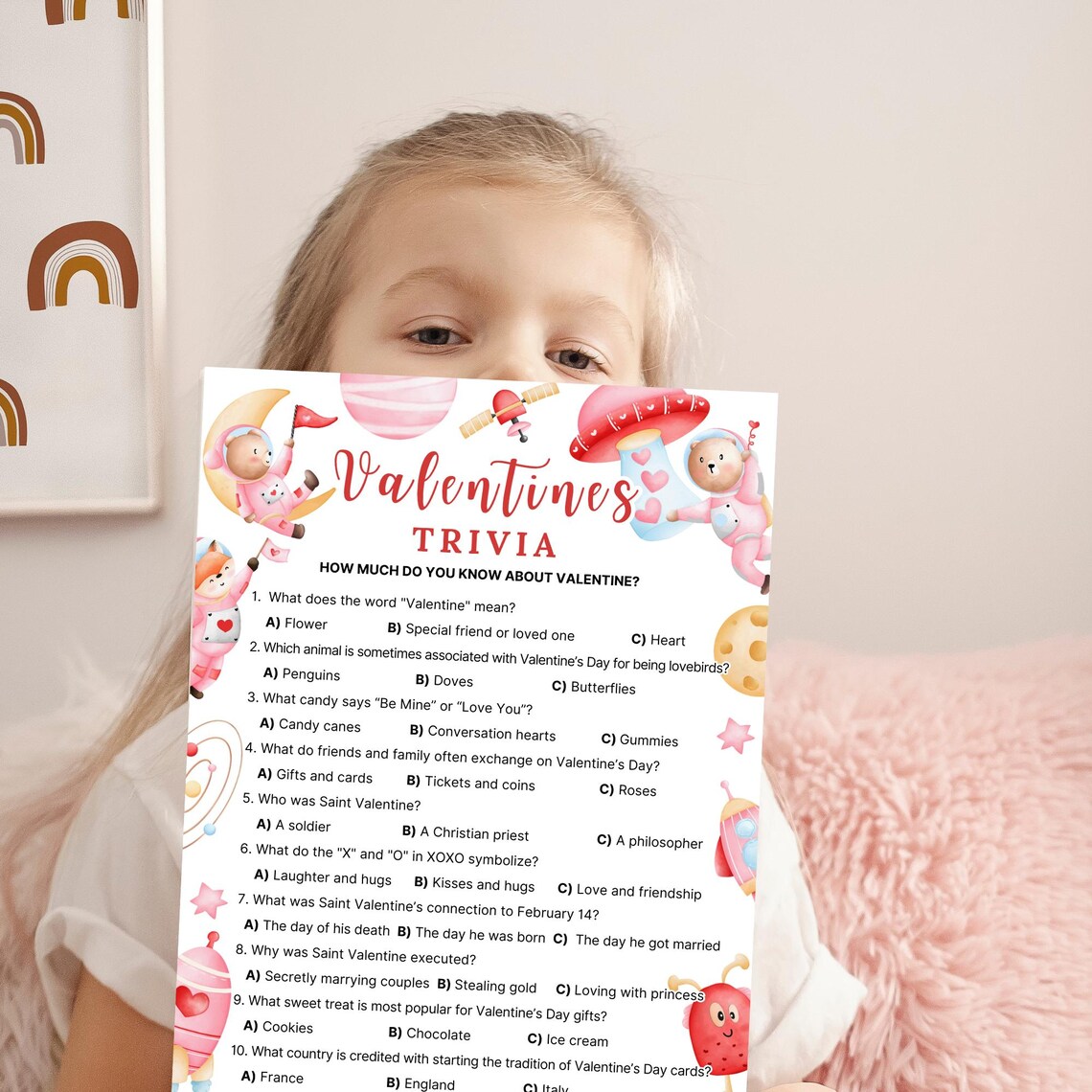 Valentines Trivia Game, Valentines Day Games Kids, Valentines Games ...