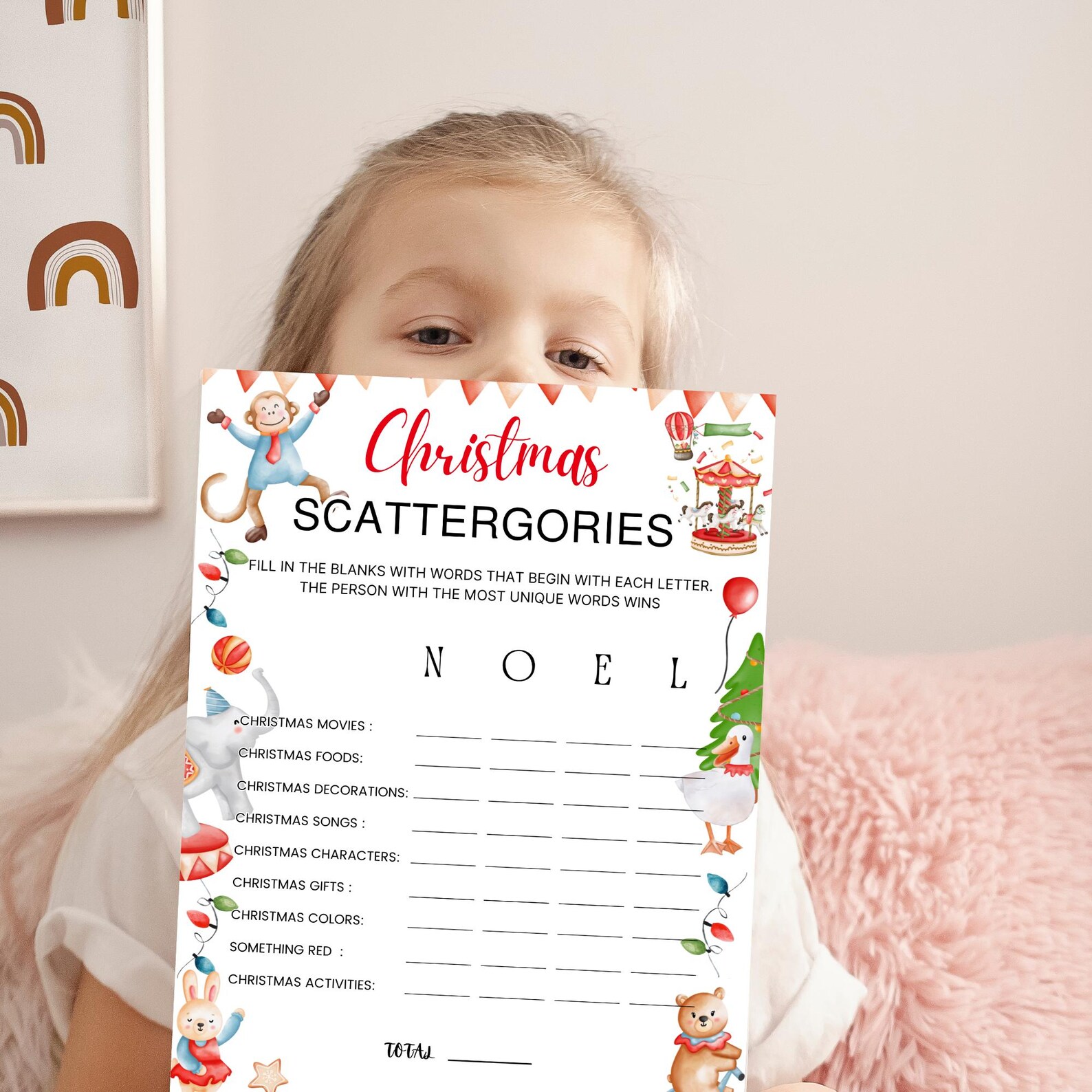 Christmas Categories Game, Christmas Trivia, Christmas Games Kids ...