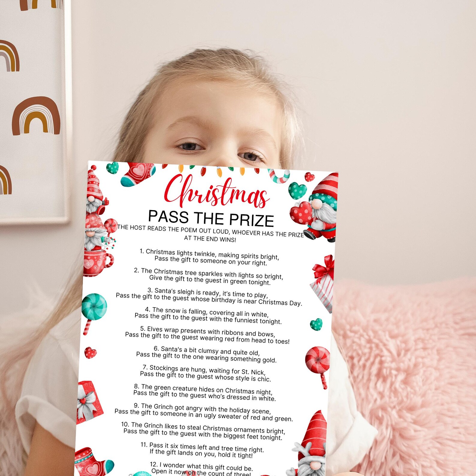 Christmas Pass the Prize Game, Fun Christmas Game Groups Adults, Kids ...