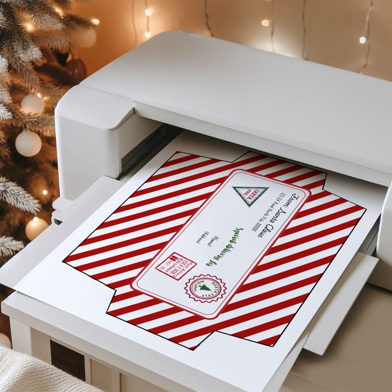 Letter From Santa Template, Printable Santa Letter Kit, Christmas Eve ...