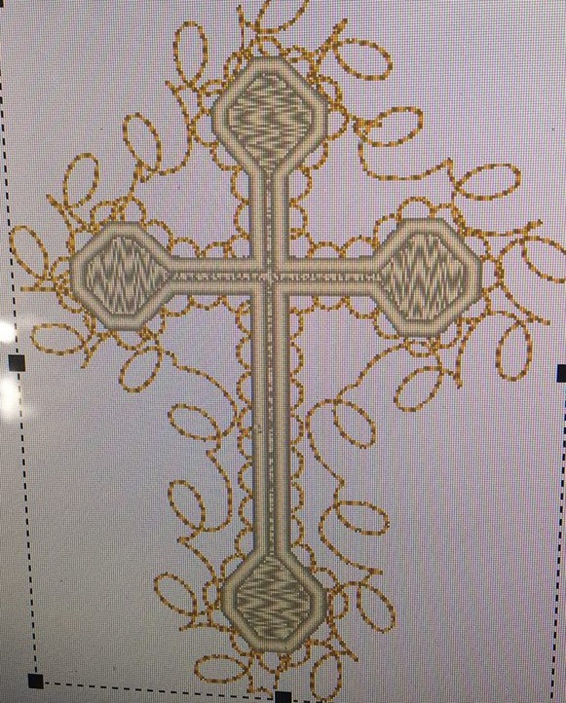 Machine Embroidery Digital File PES FILE Only CROSS Design - Etsy