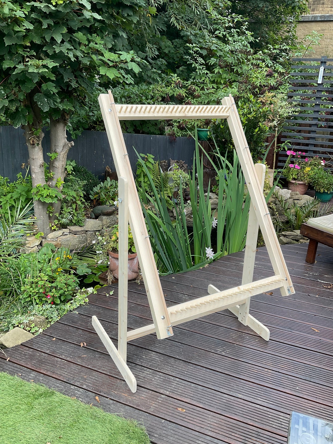 Large Rag/rug Loom Frame and Stand - Etsy UK