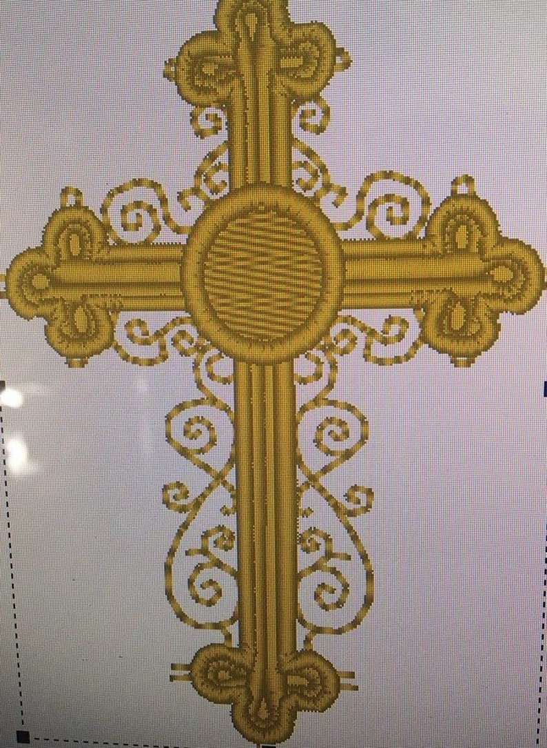 Machine Embroidery Digital File PES FILE Only CROSS Design - Etsy