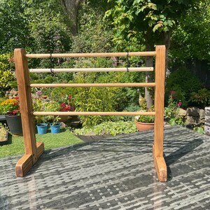 Macrame Table Top Stand and Accessories. Macrame Frame Stand and Three ...