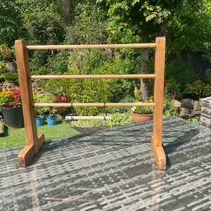 Macrame Table Top Stand and Accessories. Macrame Frame Stand and Three ...