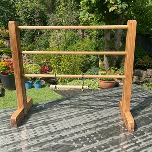 Macrame Table Top Stand and Accessories. Macrame Frame Stand and Three ...