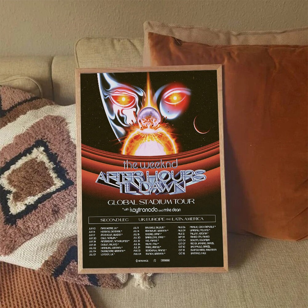 The Weeknd Adds 2023 Tour Dates Poster Designed & Sold By Islam Khaled