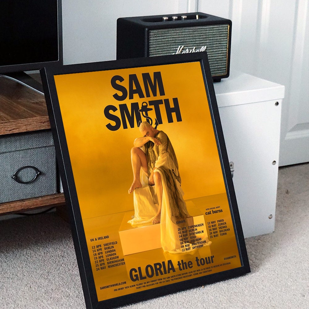 Sam Smith 2023 Tour Poster, Sam Smith 2023 Poster