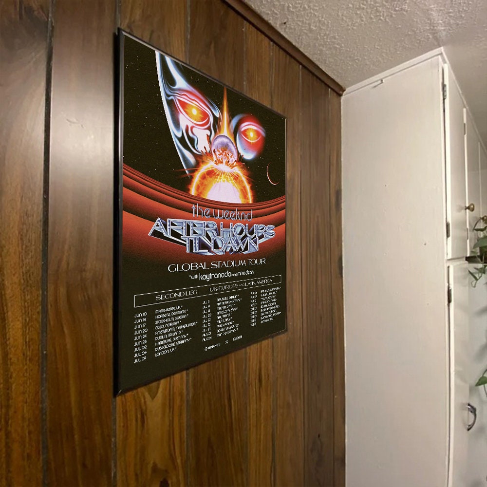 The Weeknd Adds 2023 Tour Dates Poster Designed & Sold By Islam Khaled