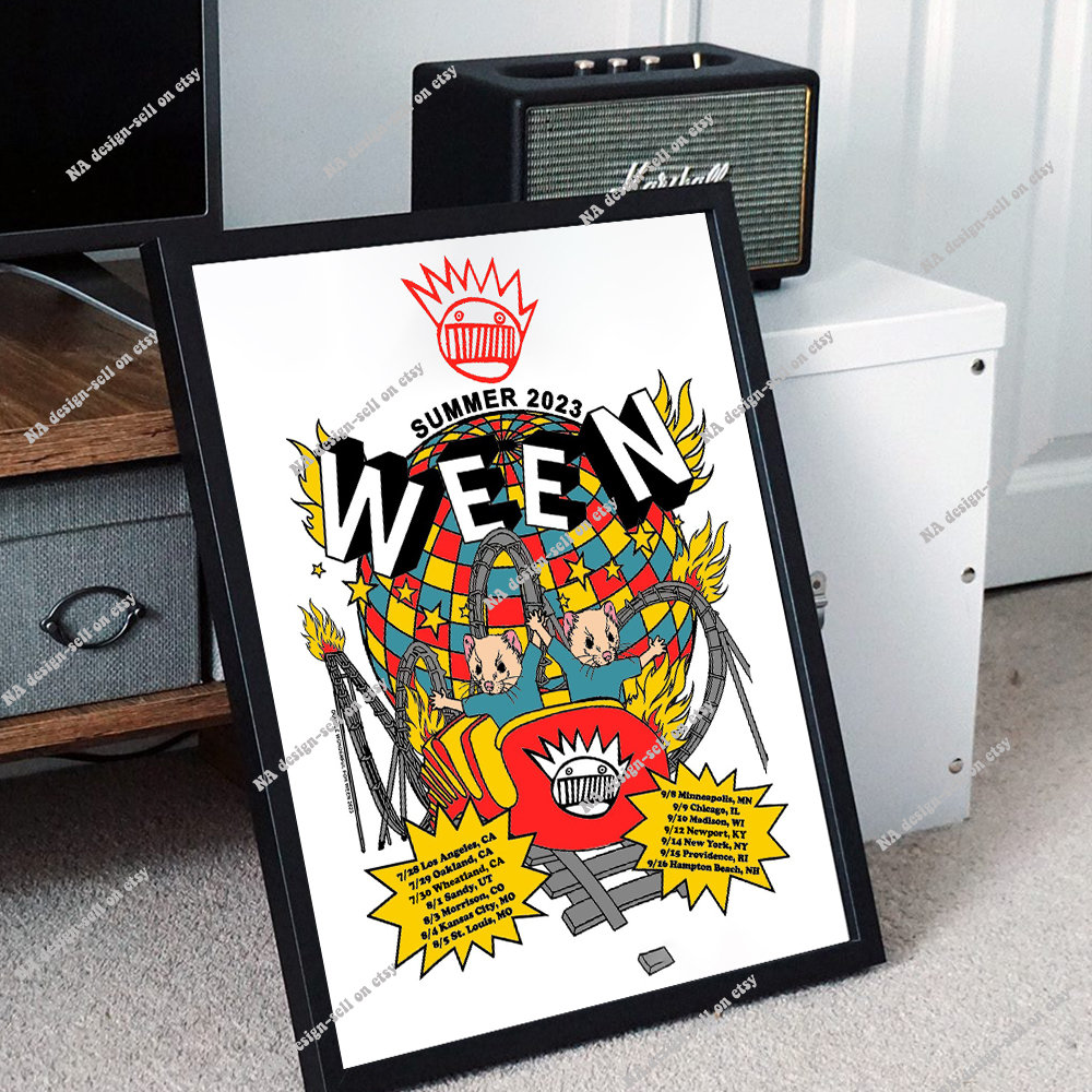 Ween 2023 Tour Poser, 2023 Tour Poster