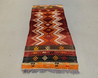 2 X 4 Ft - Jute/wool Handwoven Kilim Rug, Kilim, Home Decor, Gift ...