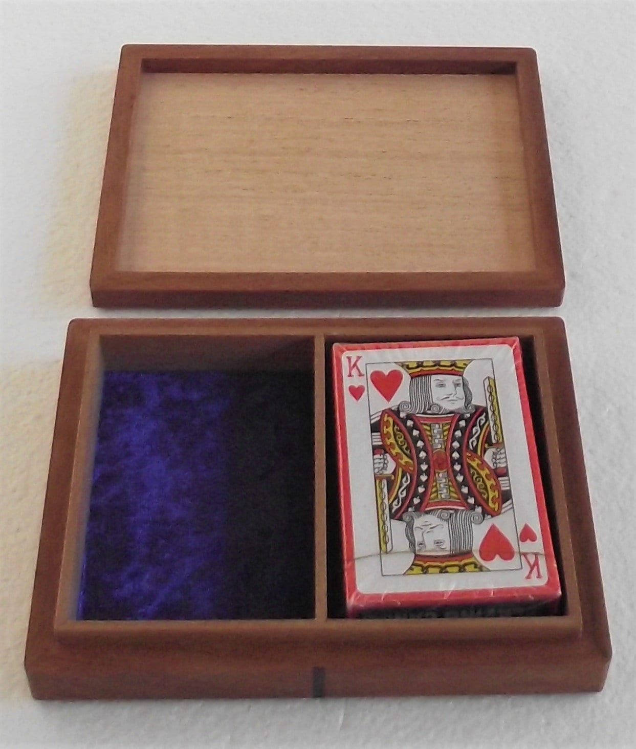 Hand Made Wooden Playing Card Box - Etsy