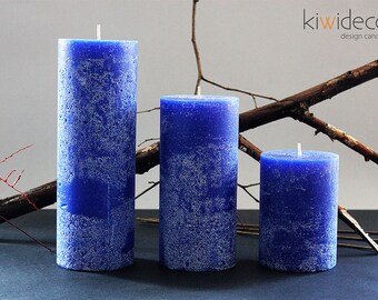 Rustic candles | Etsy