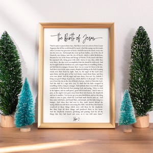 Birth of Jesus, Luke 2, Christmas Story, Bible Passage, Baby Jesus ...
