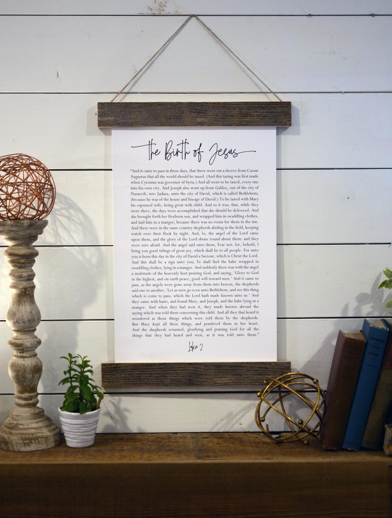 Birth of Jesus, Luke 2, Christmas Story, Bible Passage, Baby Jesus ...