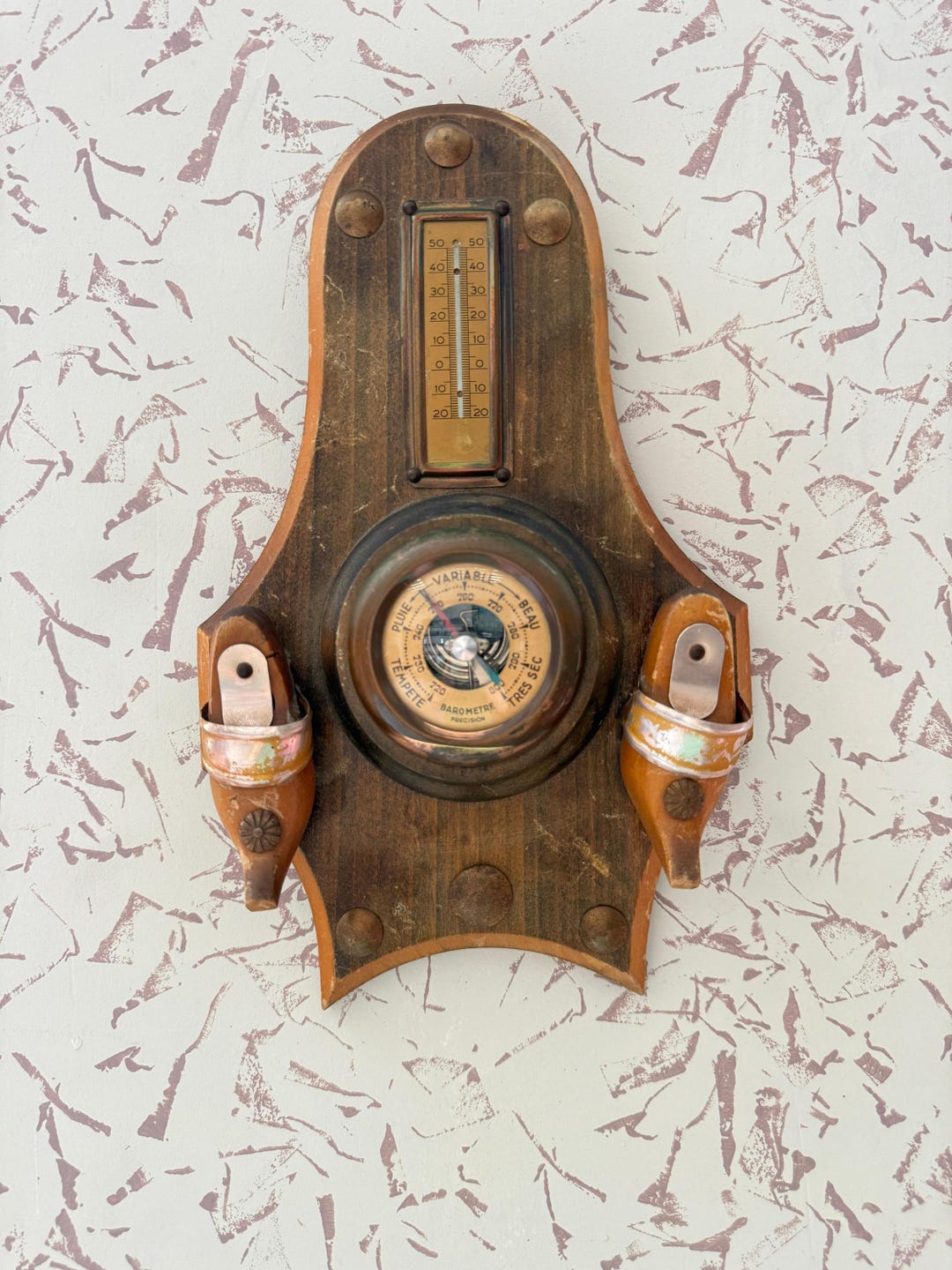 Vintage Ship Barometer,antique Ship Barometer,decor Ship Barometer ...