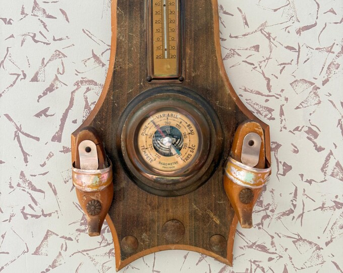 Vintage Ship Barometer,antique Ship Barometer,decor Ship Barometer ...