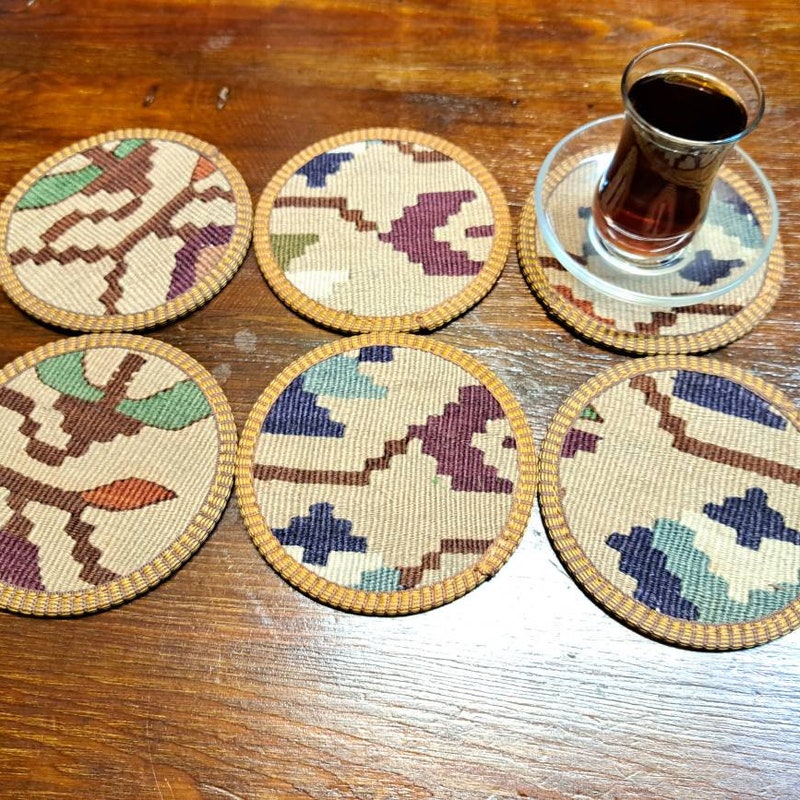 Hand Woven Coasters - Etsy