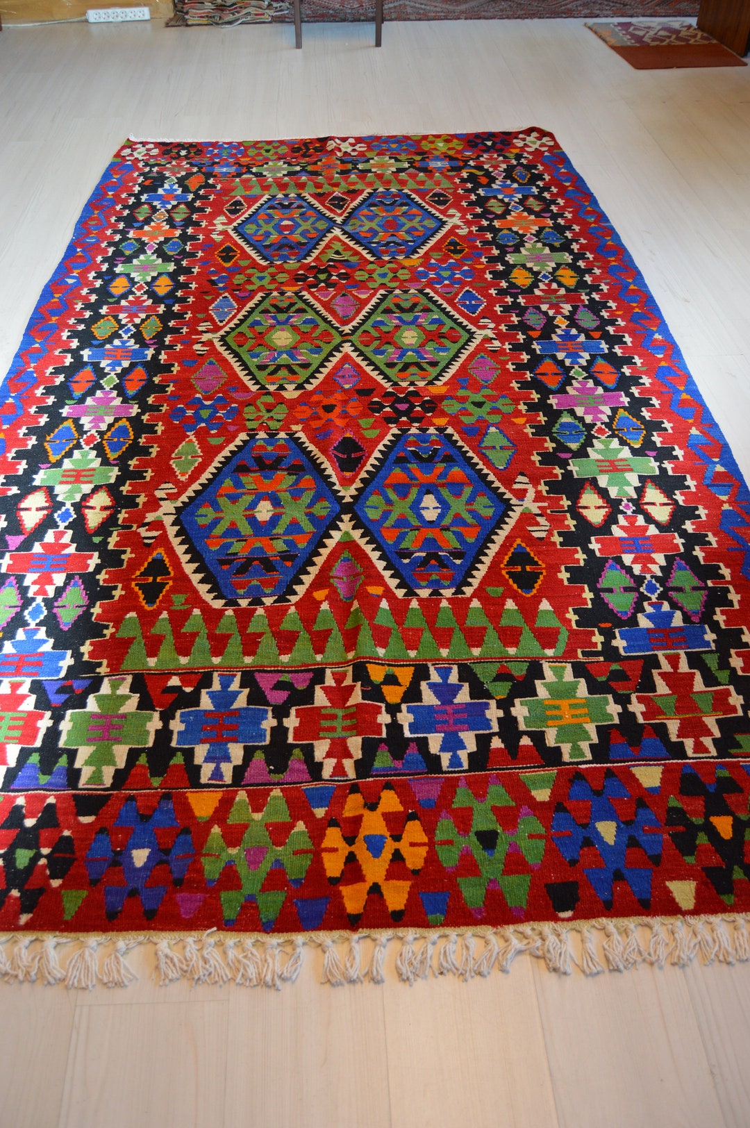 Hand Weaving Kilims,kilims,hand Woven Kilim,woven Knitted Kilim,vintage ...