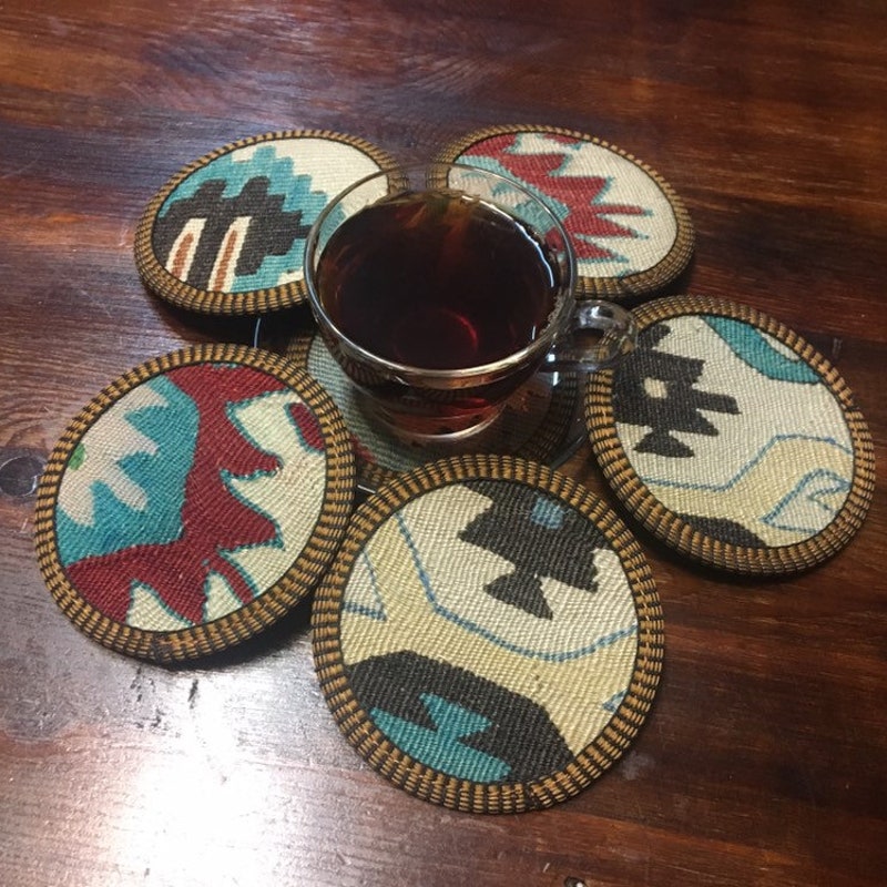 Hand Woven Coasters - Etsy