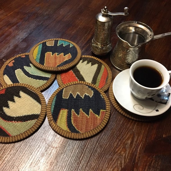 Hand Woven Coasters - Etsy