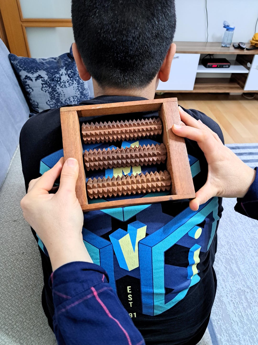 Handmade Wooden Massage Tool,vintage Wooden Massager,wooden Massager ...