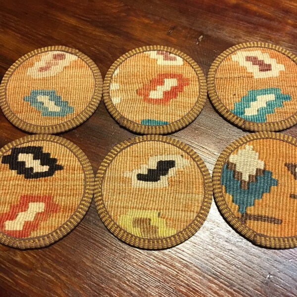 Hand Woven Coasters - Etsy