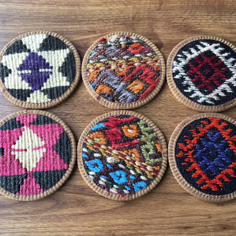 Wool Coasters - Etsy