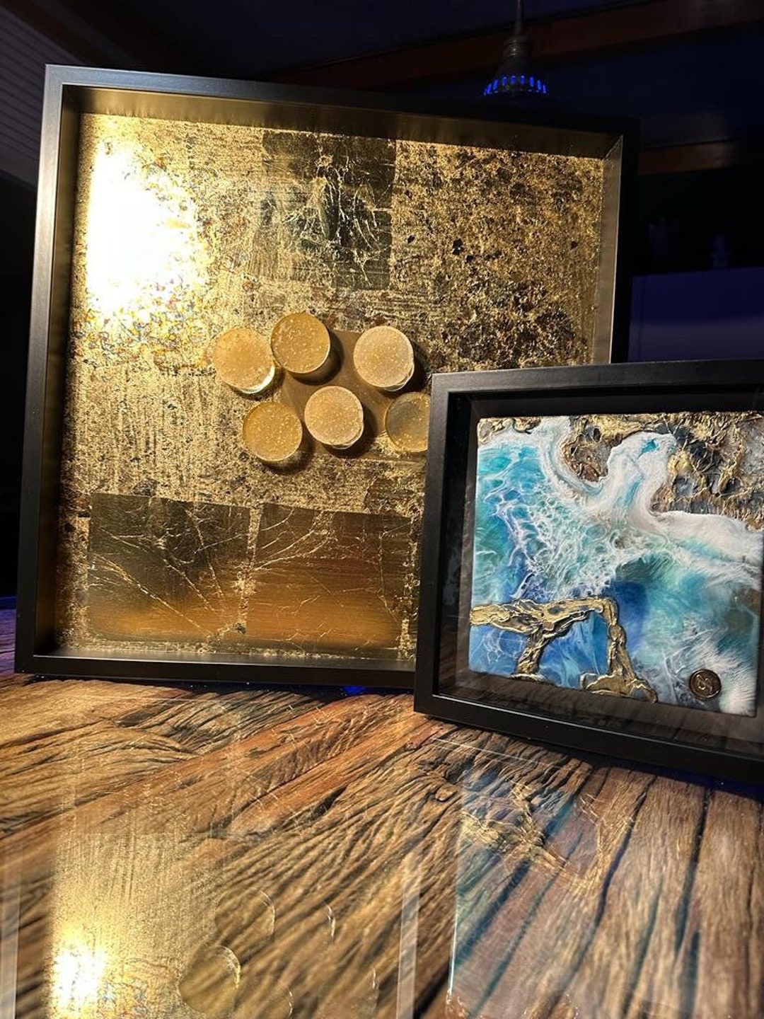 On the Mask Planet Epoxy Mix Media 50x50 Cm /20x20 Inch - Etsy