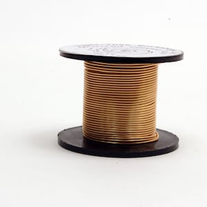 Gilt (gold) Coloured Copper Wire, 0.71mm Thickness, 14m Length. for ...