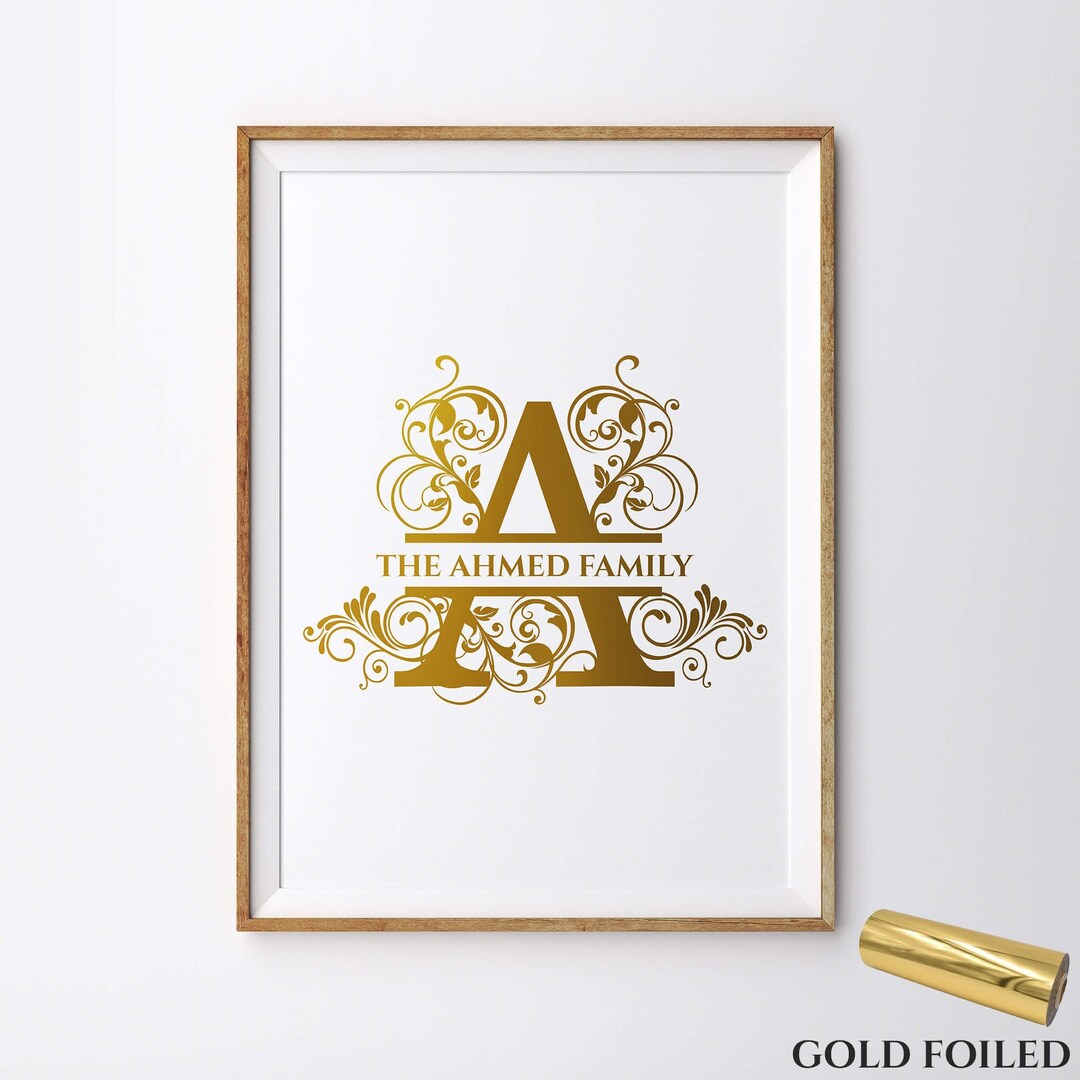 Personalized Family Name Sign, Family Gift, Personalized Last Name Sign ...