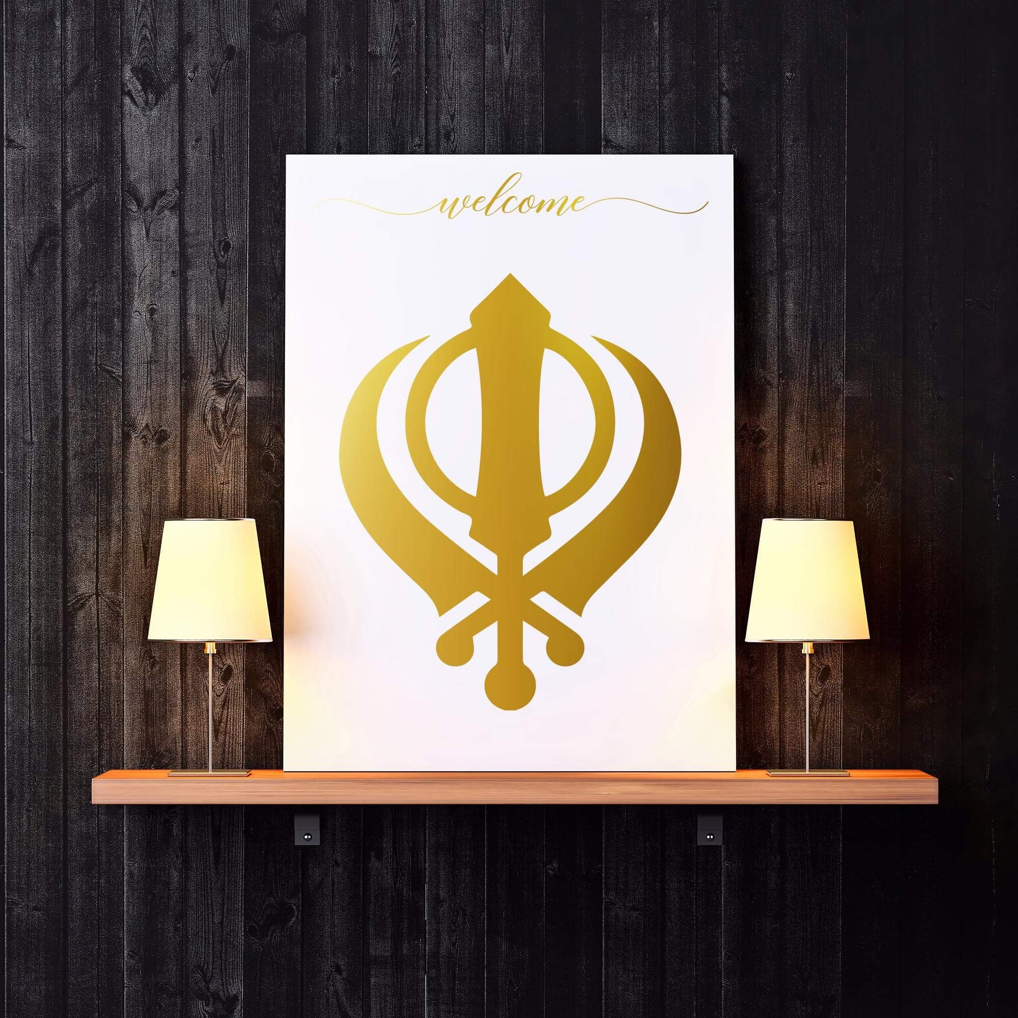 Sikh Wall Art, Sikh Symbol Poster, Sikh Faith, Sikh Wedding Gift ...