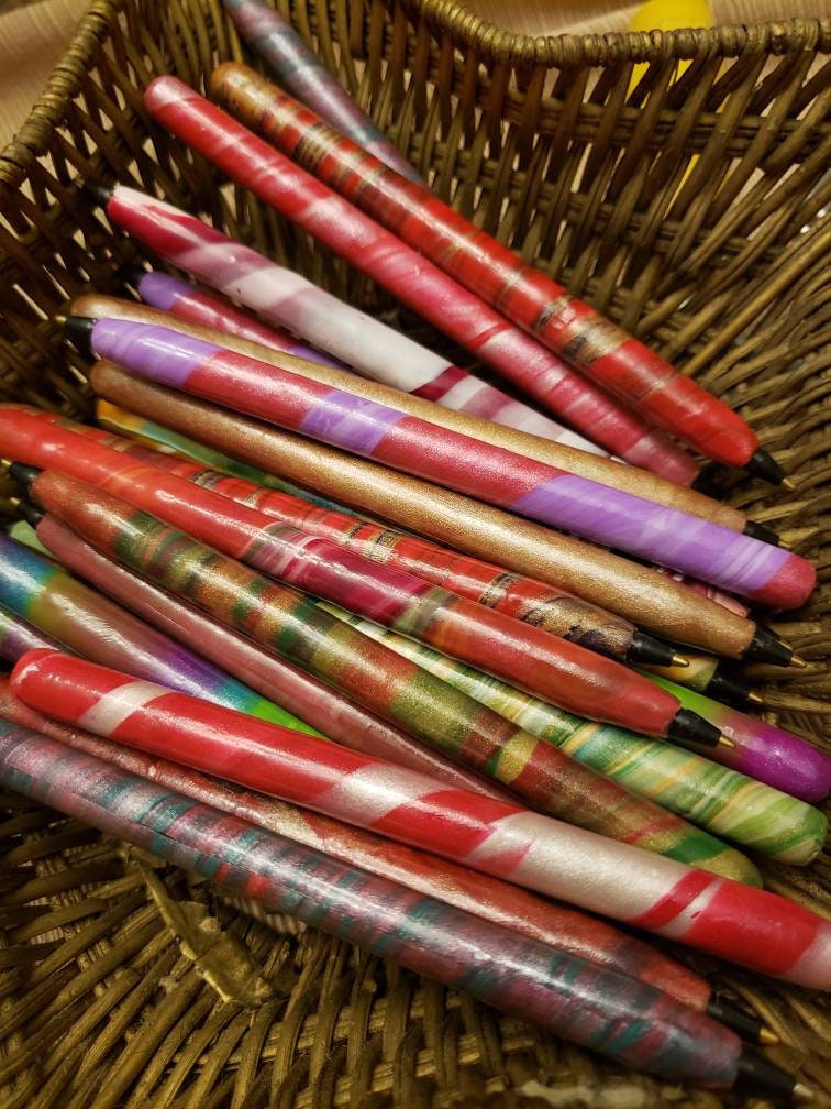 Polymer Clay Pens "poly-pens" Black (or Blue) Ink, Bic, Fun to Write ...