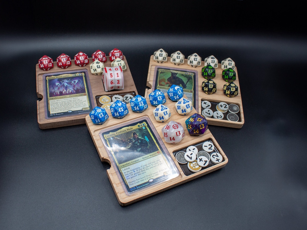 Magic the Gathering Commander Zone Station, D20 Tray and Display, MTG ...