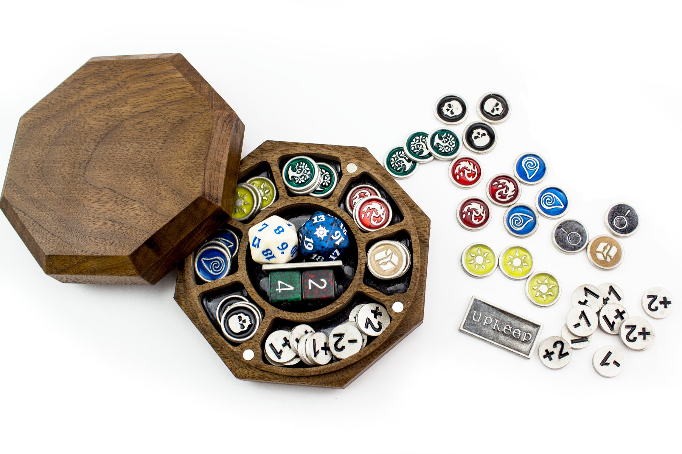 Magic the Gathering Mana Pool Token and Life Counter Carrying | Etsy