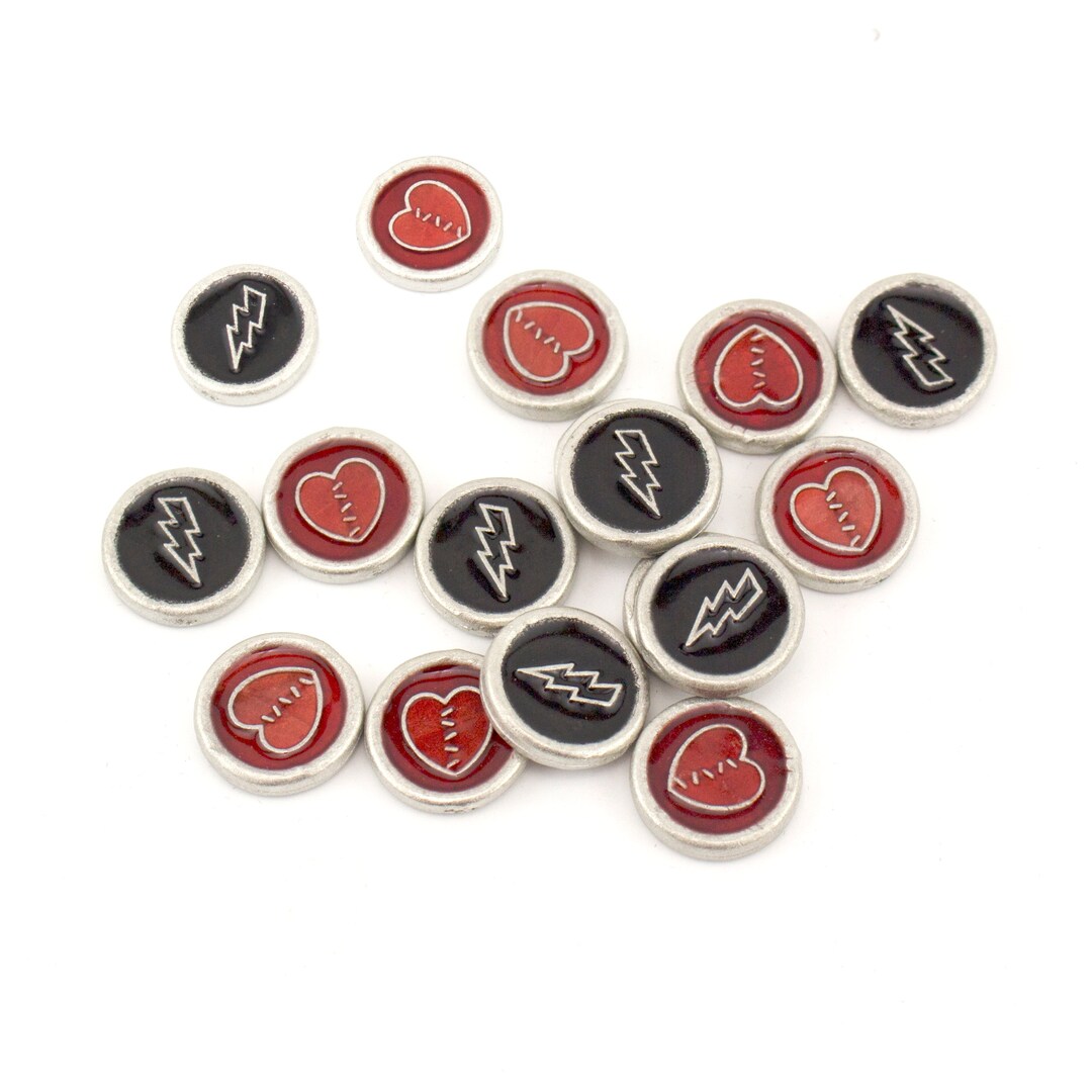 16 Health Point / Action Point Tokens , HP/AP Pieces for Board Games ...