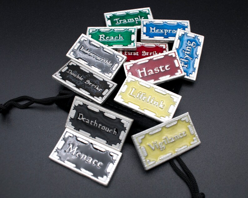 Magic The Gathering Ability Token Set Compteurs MTG en métal. - Etsy France